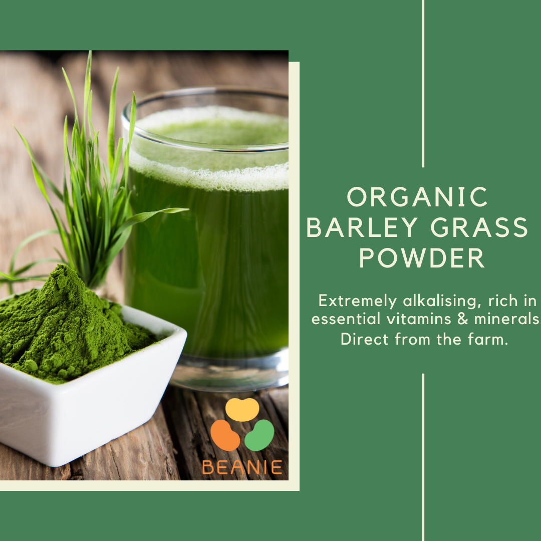 100% Organic Australian Barley Grass Powder (30 days) – Beanie Superfood