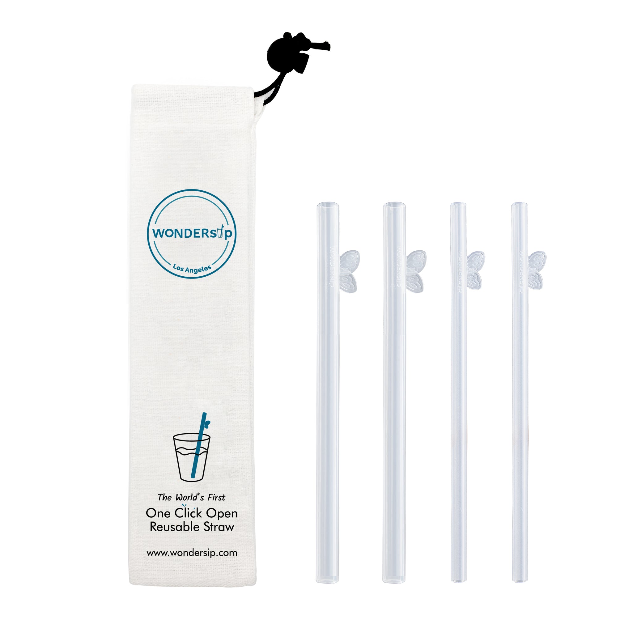 Wonder Sip - Clear Butterfly Combo | Standard x 2 Jumbo x 2 – Beanie ...