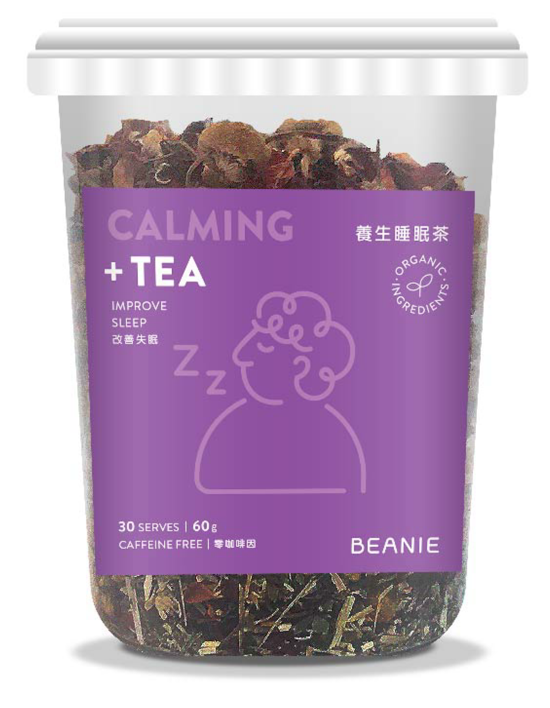 Organic Calming+ Tea (Australia | 60g | Caffeine Free) – Beanie Superfood