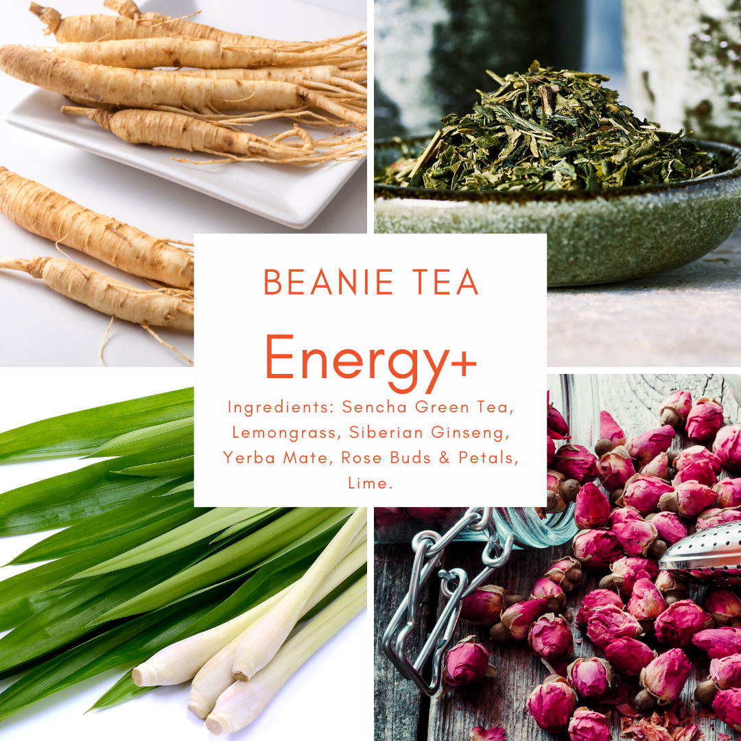 Organic Energy+ Tea (Australia | 60g | Low Caffeine) – Beanie Superfood